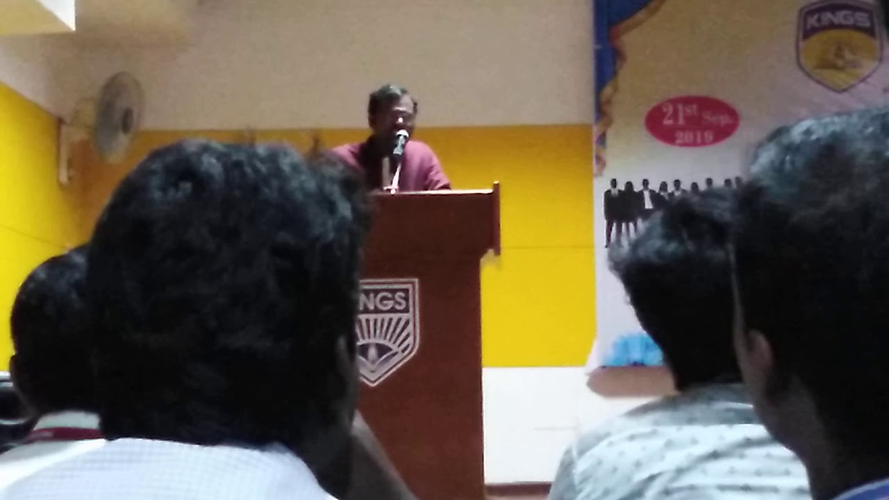 Speech on College PART 1 - Alumni Meeting - YouTube