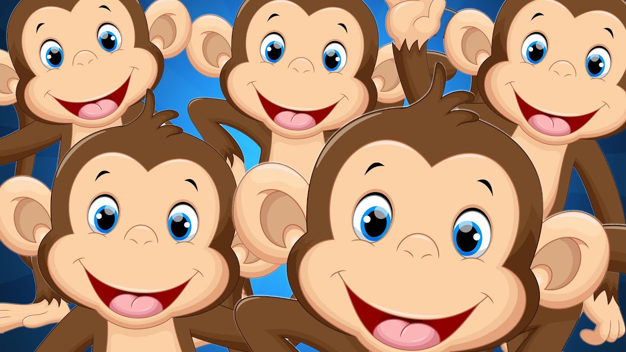 Five Little Monkeys Jumping On The Bed + Baby Shark Doo + More Nursery ...