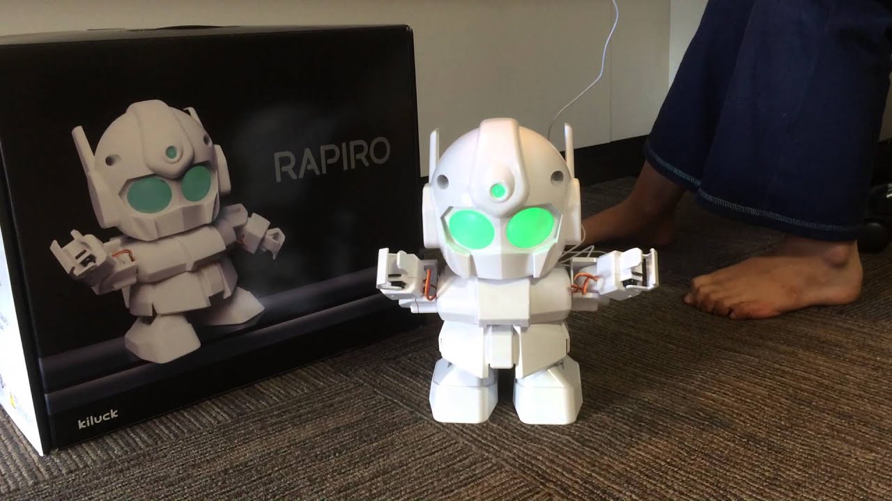 Rapiro Ready to Go ! （動かしてみた!） - YouTube