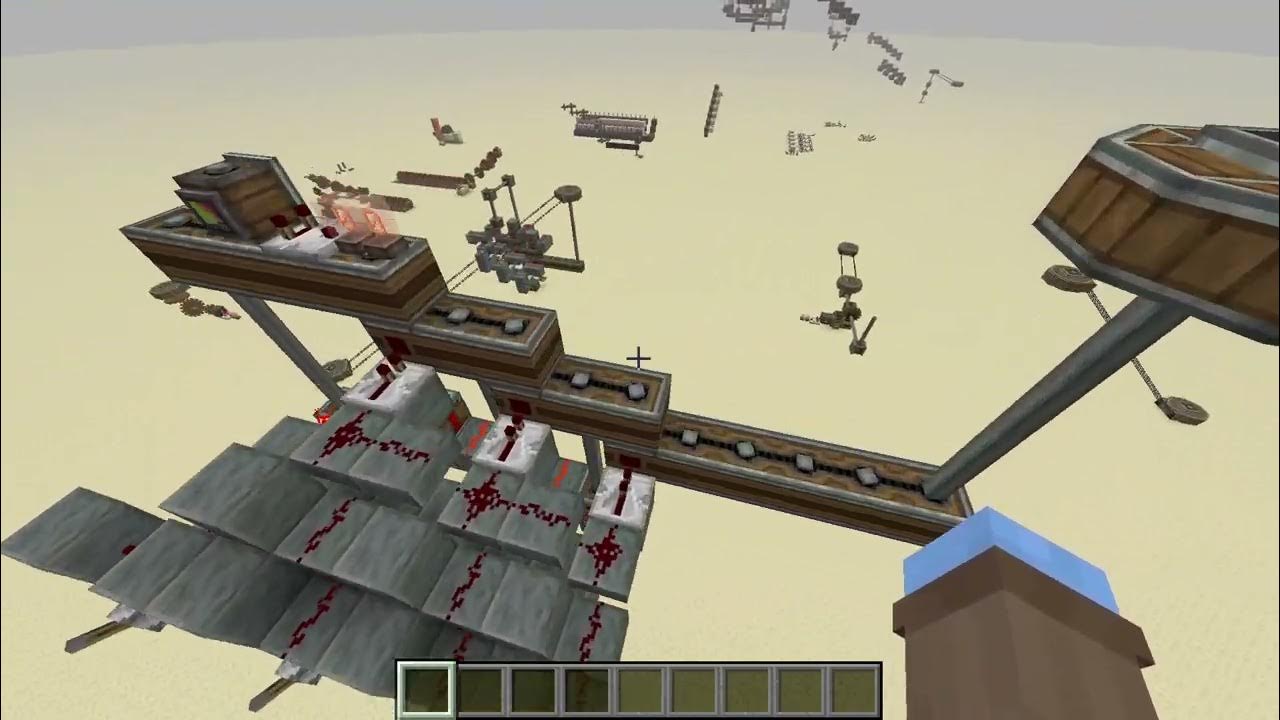 Using chain conveyors to transfer data in the create mod - YouTube