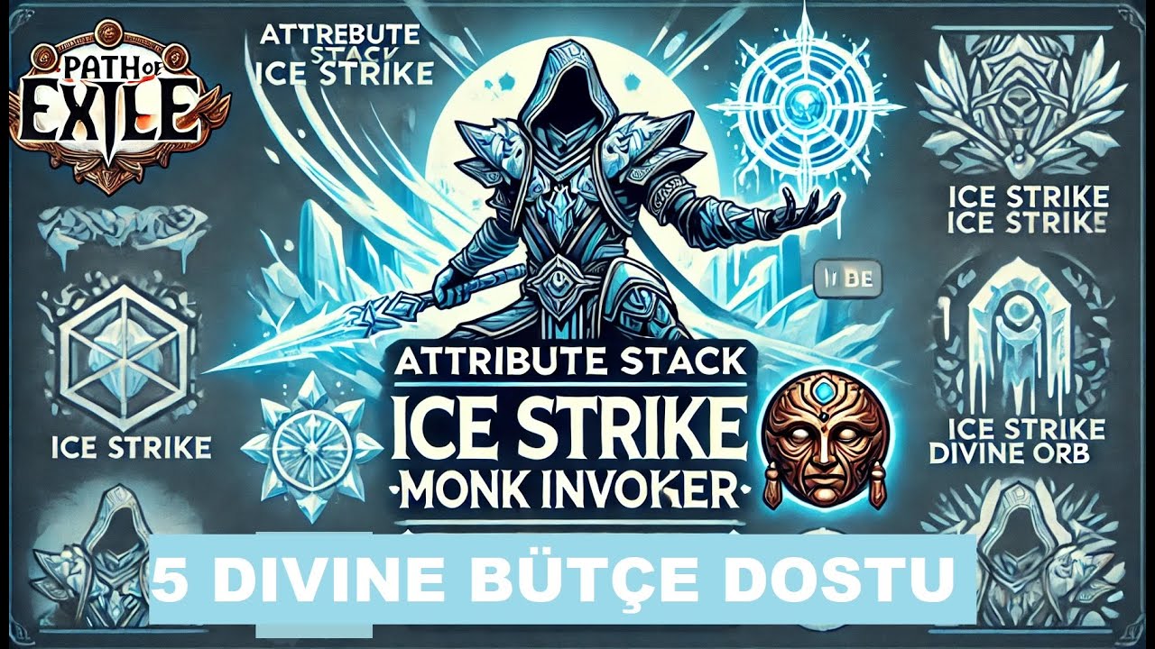 POE 2 [EA] Monk Attribute Stack Ice Strike Bütçe Dostu Rehberi - YouTube
