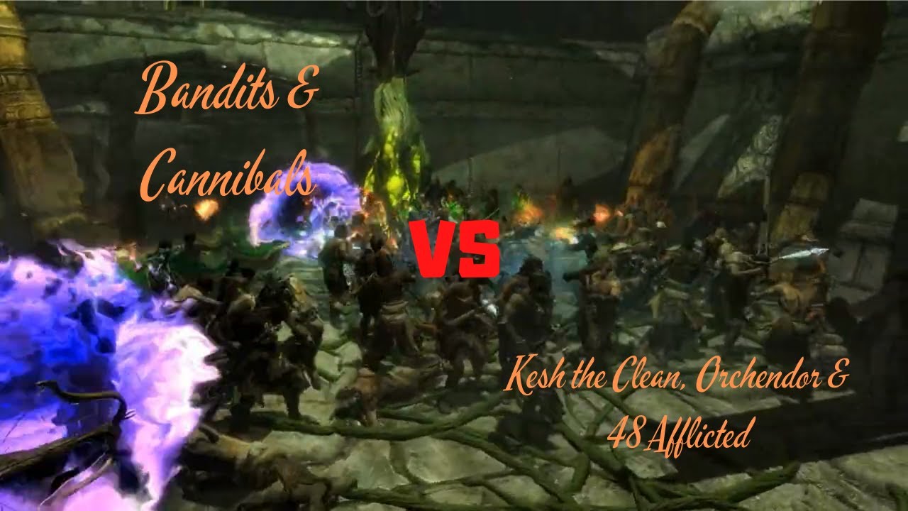 Skyrim Battles - Bandits & Cannibals vs Kesh the Clean, Orchendor & 48 ...