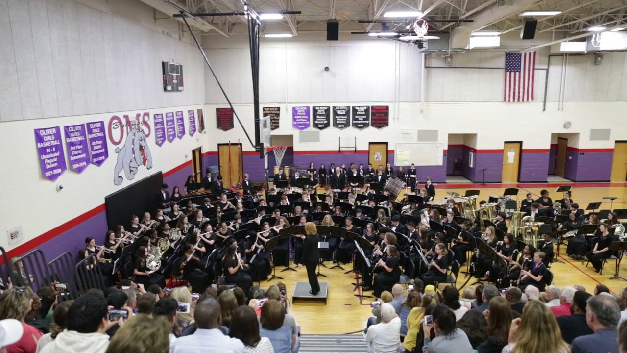 Oliver Middle School Wind Symphony 2019 Rephrygeration - YouTube