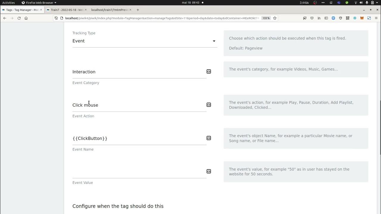 Matomo - How to track mouse clicks buttons within Matomo Analytics? - YouTube