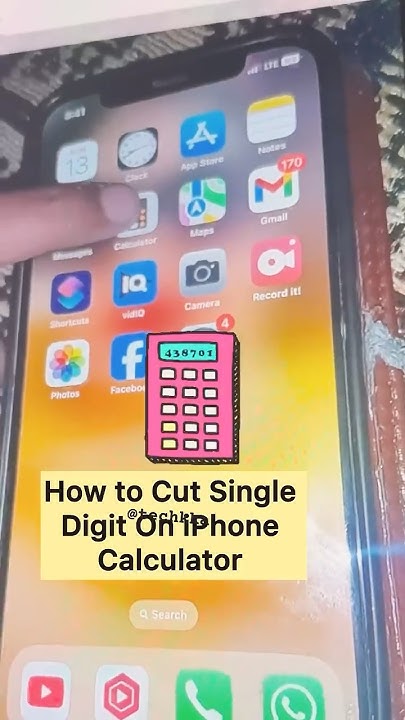 The iPhone Calculator Hack You Didn't Know About | iPhone Tricks #shorts #tricks - YouTube