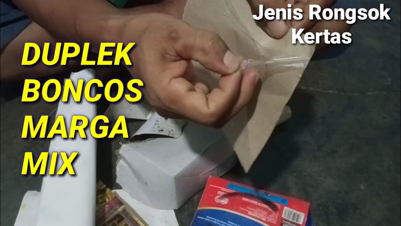 DUPLEK - BONCOS - MARGA - MIX || Jenis Rongsok Kertas - YouTube