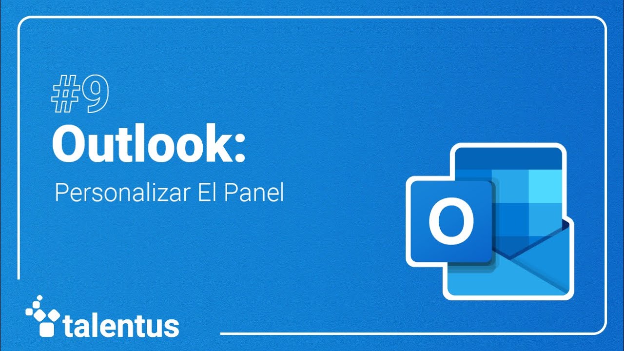 Outlook: Personalizar Panel de carpetas - YouTube