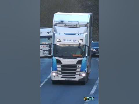 SCANIA 480R - StoreLogs - A1(M) motorway #truckspotting #tomir - YouTube