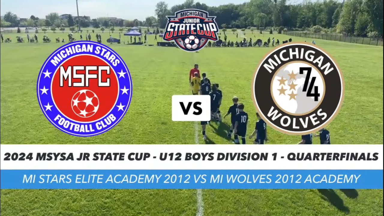 MI Stars Elite Academy 2012 vs MI Wolves 2012 Academy - 2024 MI Jr ...