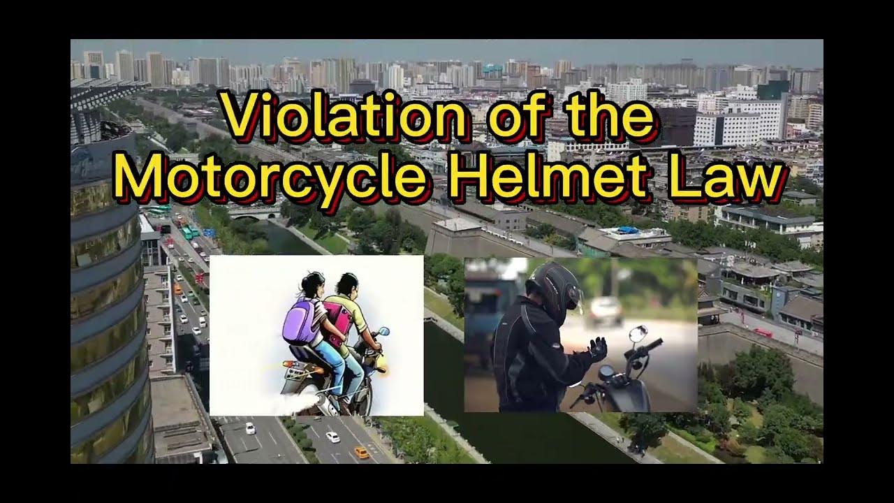 Common traffic violations in the Philippines. Motorcycle Helmet Law. #shorts - YouTube