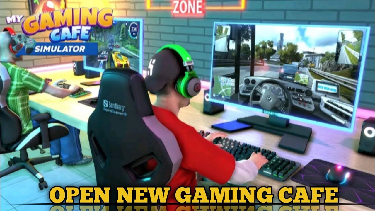 Open new gaming cafe in internet gamer cafe - YouTube