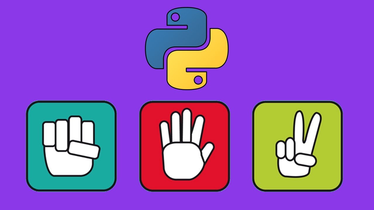 Game python sederhana - kertas gunting batu - YouTube