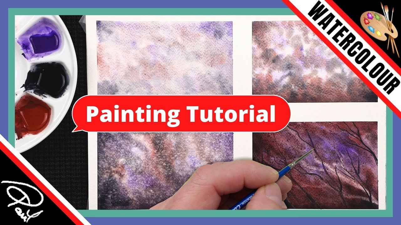 Different WATERCOLOR BACKGROUND Effect #6 (Step-by-Step Tutorial) - YouTube