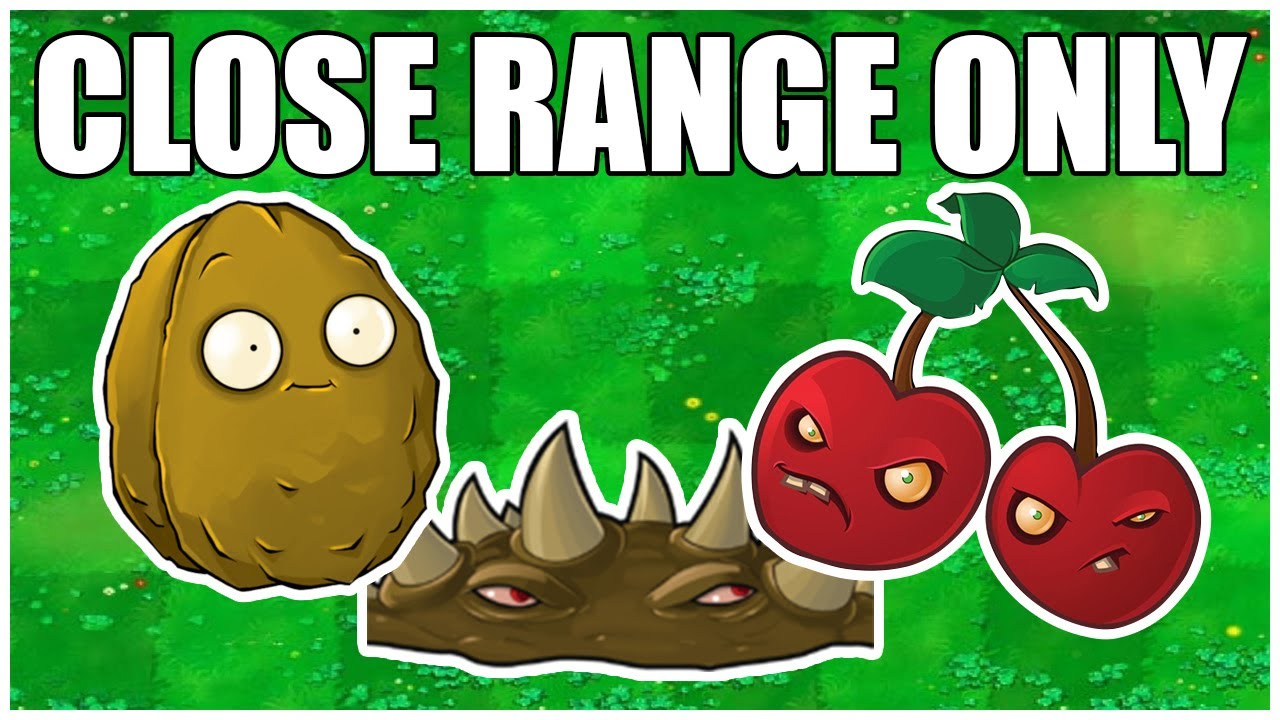 Close Range Plants Only Plants Vs Zombies Challenge Youtube