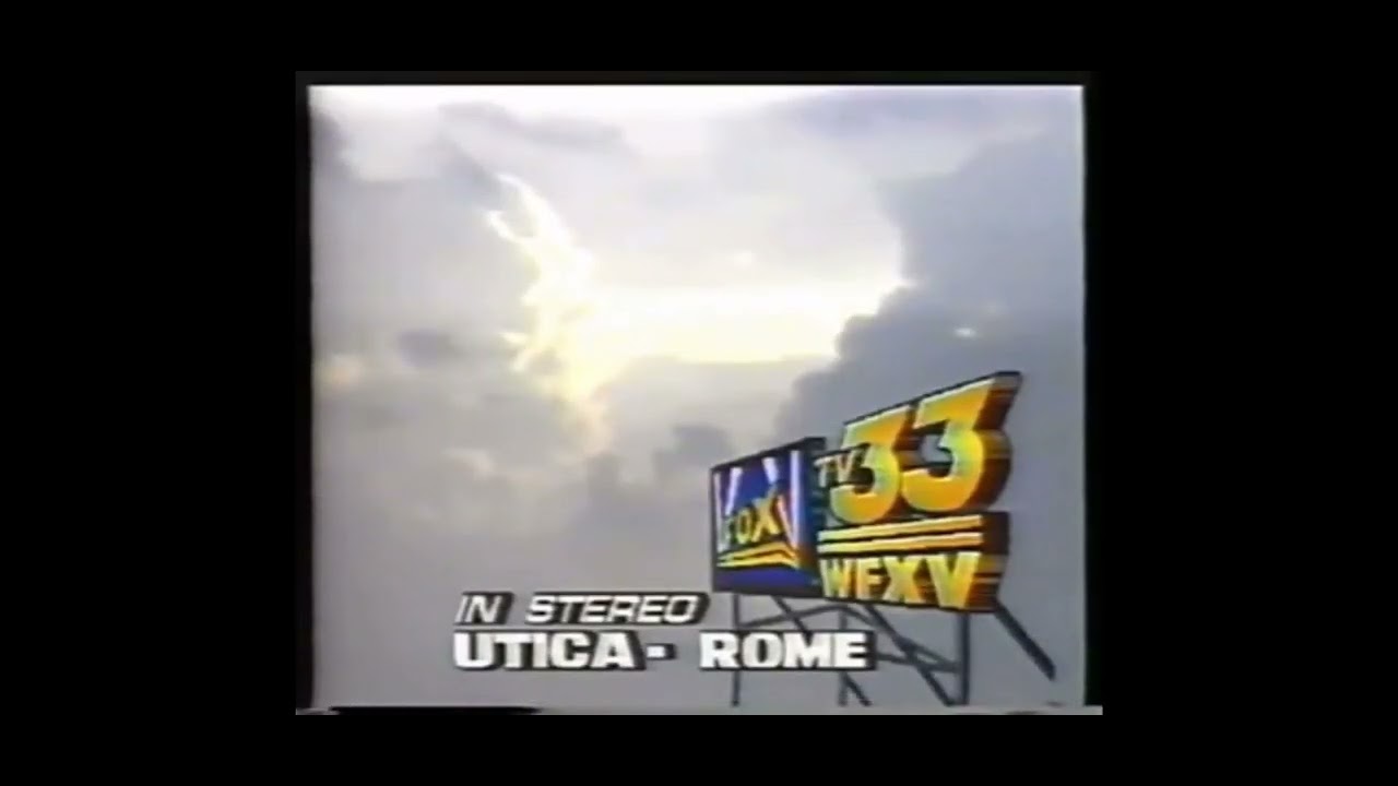 WFXV TV 33 Station ID (1991) - YouTube