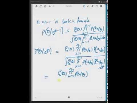 Derivation of Univariate Sequential Bayesian Estimation - YouTube