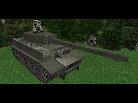WAR TANKS ADDON | MCPE - YouTube