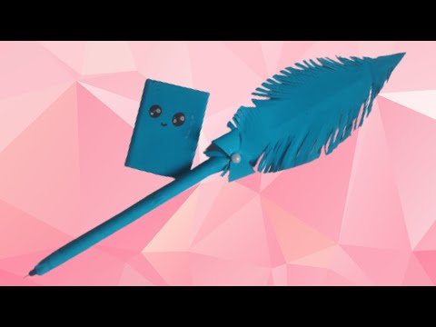 How to make mini notebook and pen | DIY miniature note making - YouTube