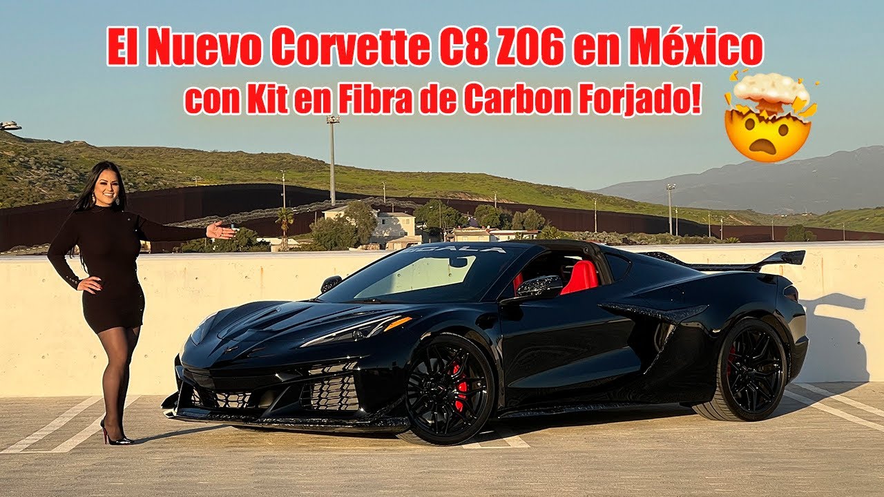 El 1er 2023 C8 Corvette Z06 en Mexico con Kit en fibra de Carbono ...
