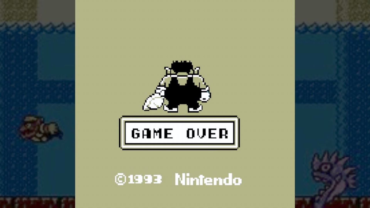 Wario Land: Super Mario Land 3 - Game Over (GB) - YouTube