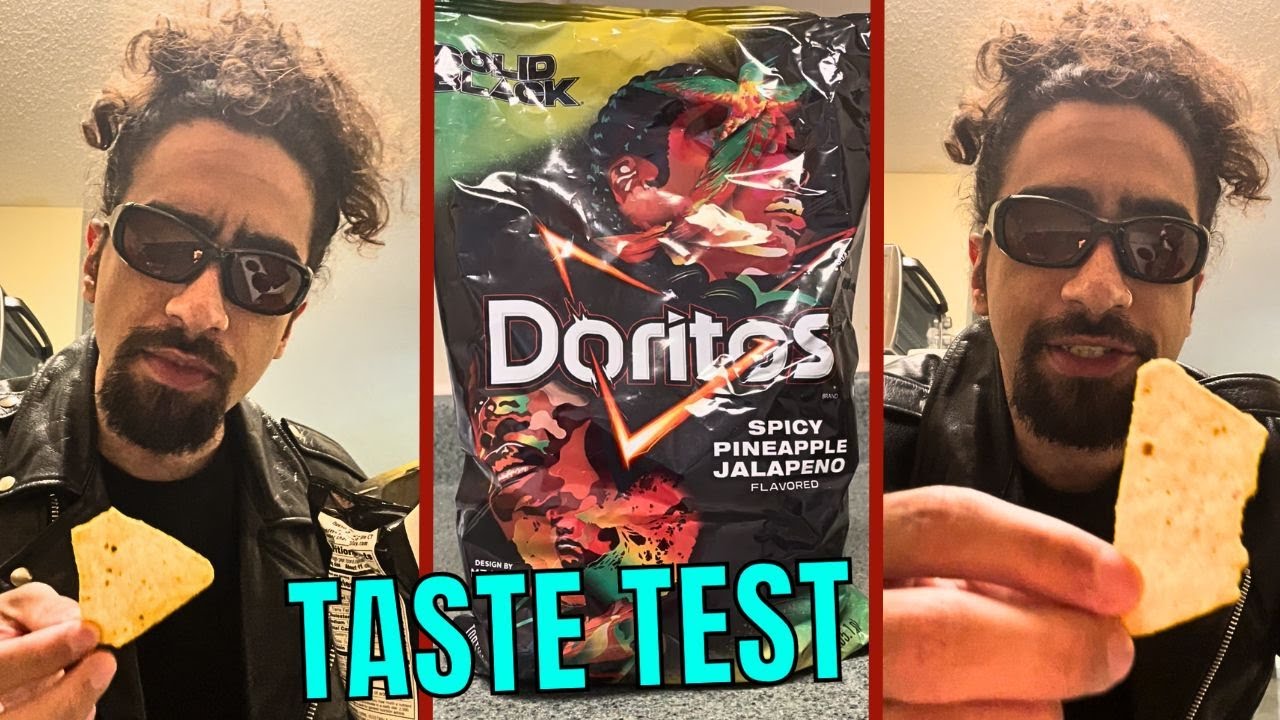 Spicy Pineapple Jalapeño Doritos Taste Test - YouTube