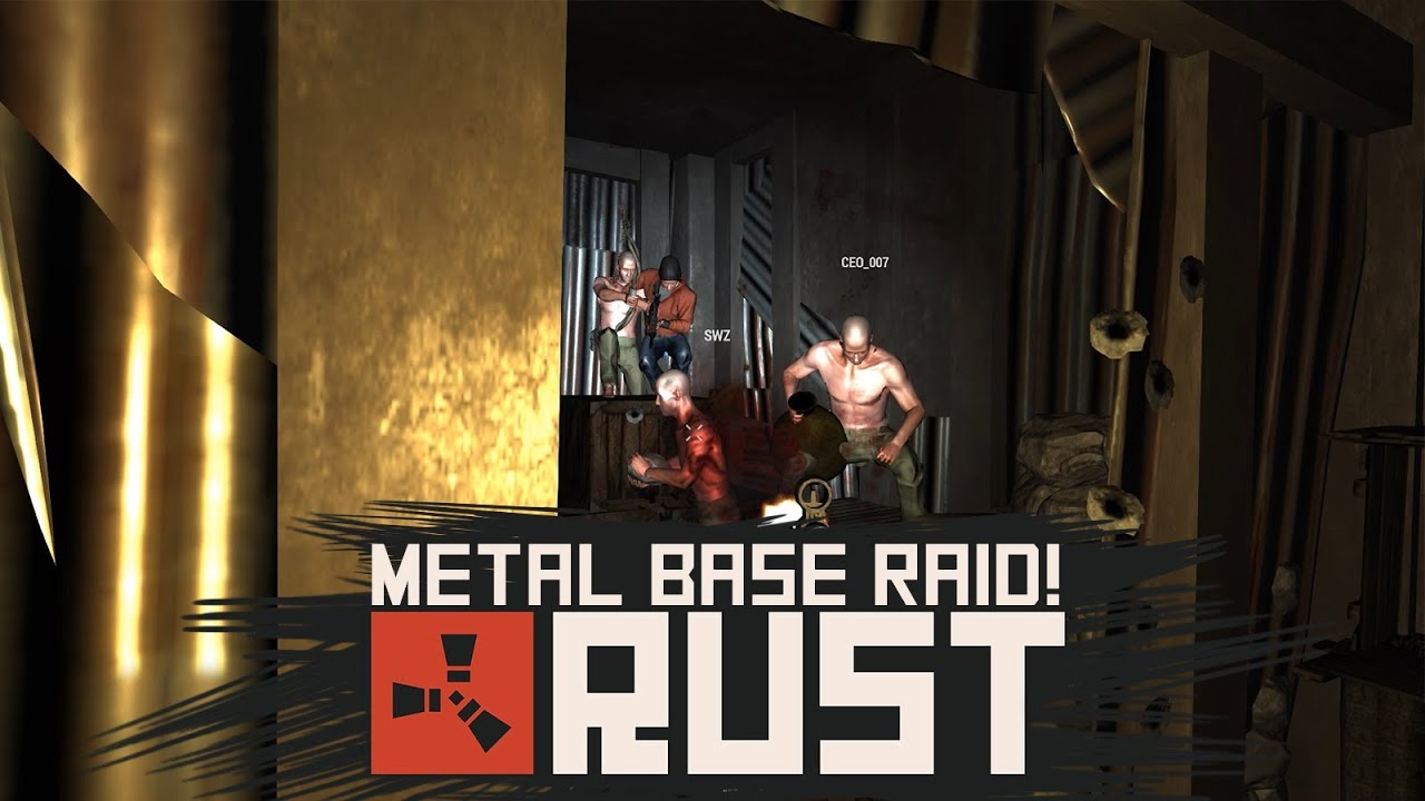 Rust | Metal Base Raid! (3v4) - YouTube