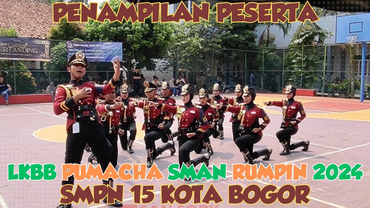PENAMPILAN PASUKAN ... !!! PASKIBRA SMPN 15 KOTA BOGOR - LKBB PUMACHA ...