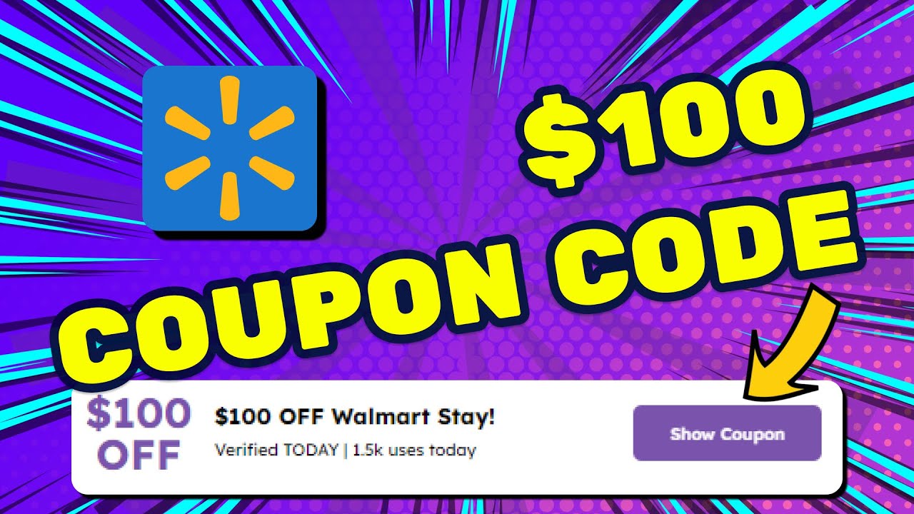 How to get $100 Walmart Promo Code NOW 🖤 Working Walmart Discount ...