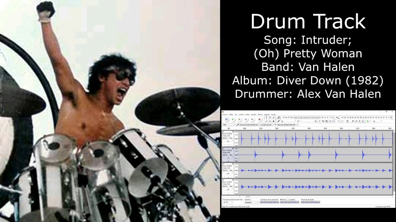 Intruder; (Oh) Pretty Woman (Van Halen) • Drum Track - YouTube