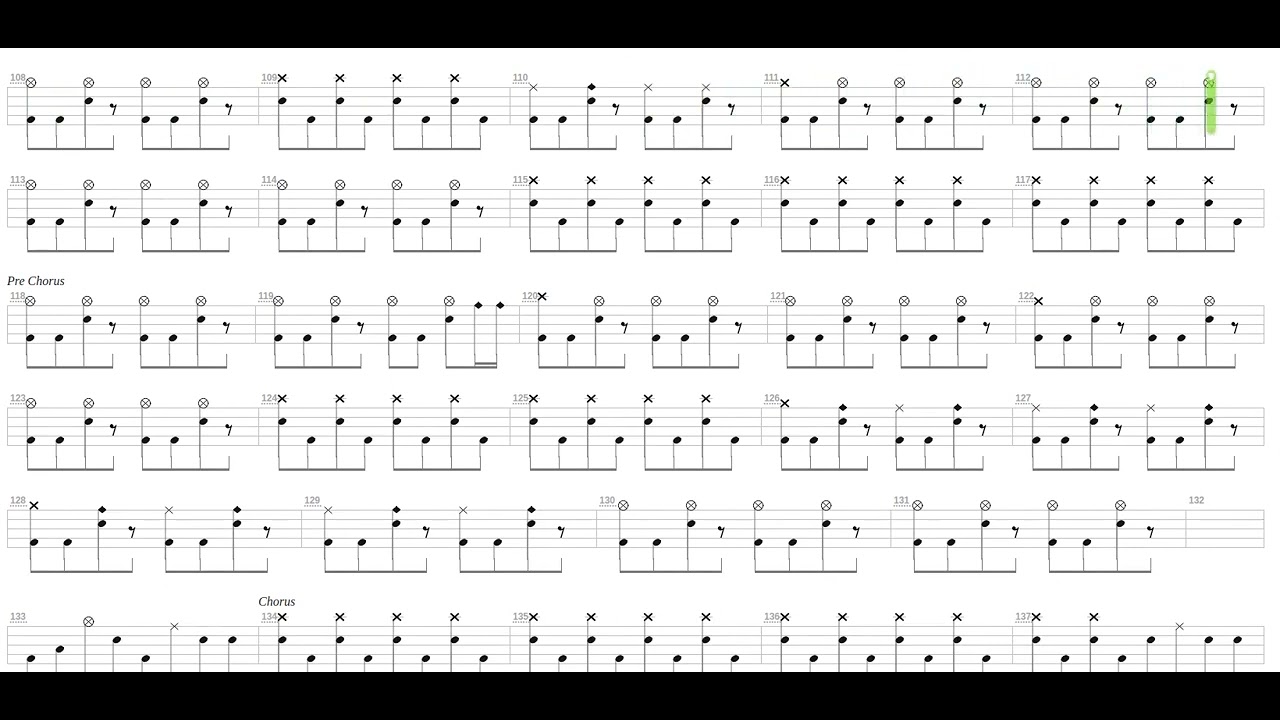 Try to Forget + Roses For Someone + Drum only + Drum tab - YouTube