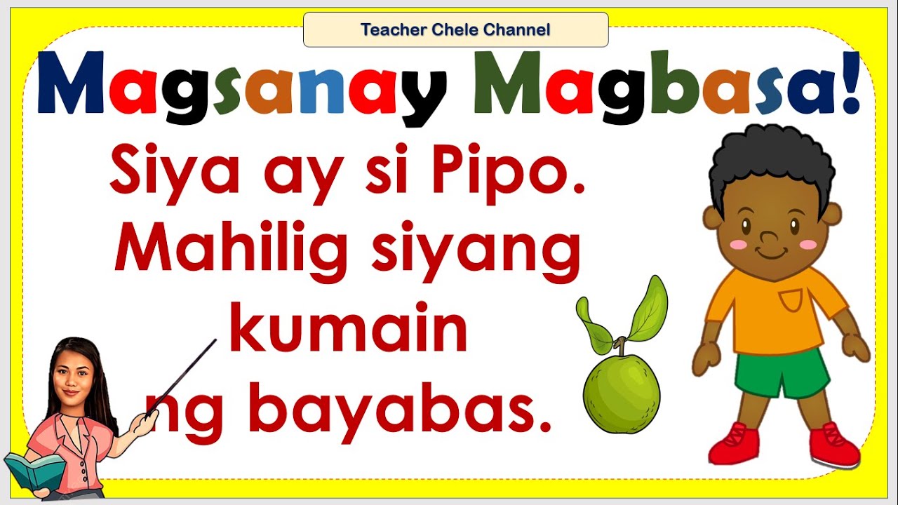 Matutong Bumasa | Pagbasa ng mga Pangungusap | Magsanay at Matutong ...