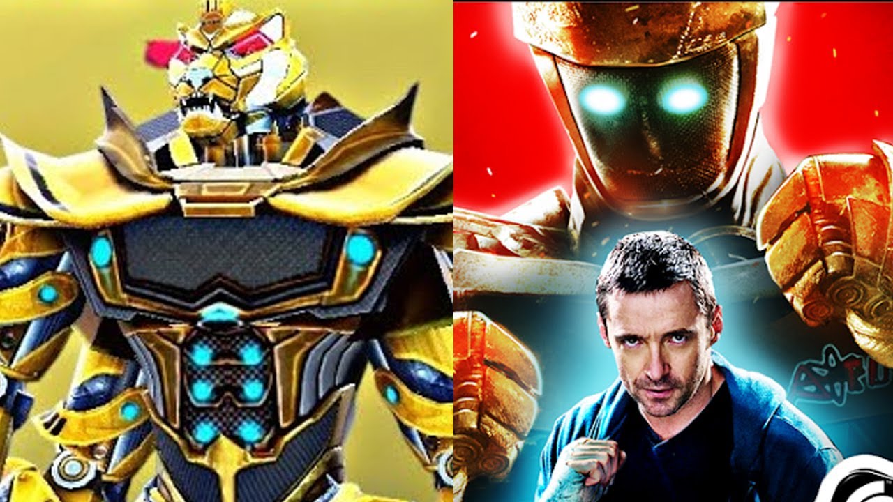 REAL STEEL WRB Asura Gold VS Atom Gold & Phantom & Zeus & Camelot ...