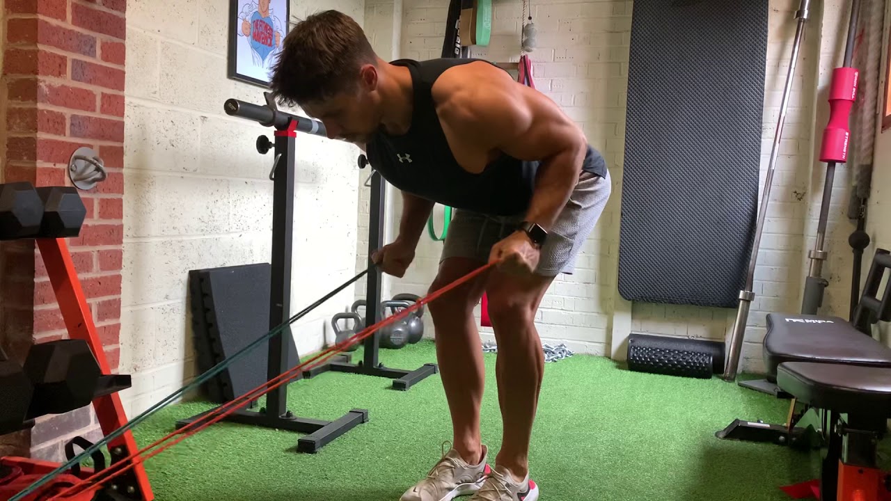 Low Band Tricep Kickbacks - YouTube