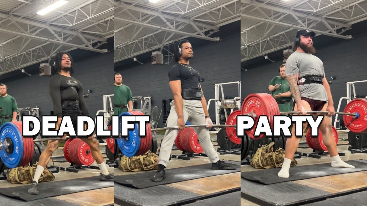 Deadlift Party With Friends - YouTube