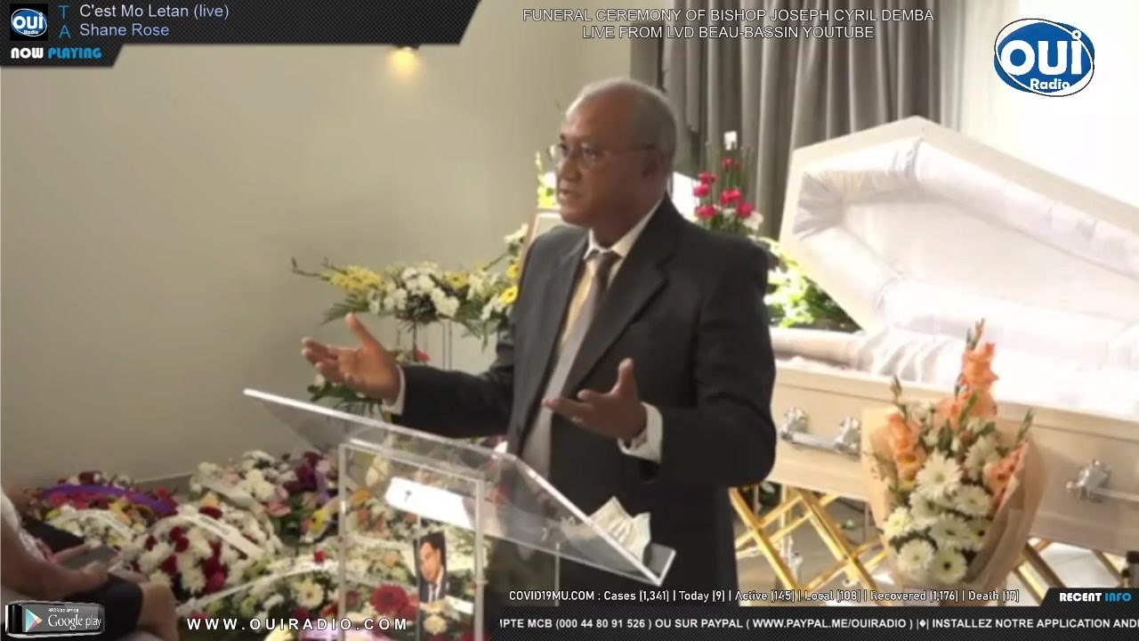 Funeral Ceremony of Bishop Joseph Cyril DEMBA - YouTube