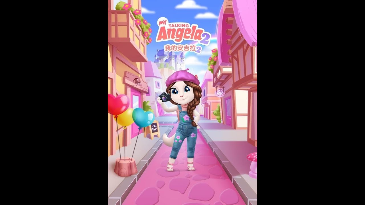 my talking angela 2 dress up game play routine - YouTube