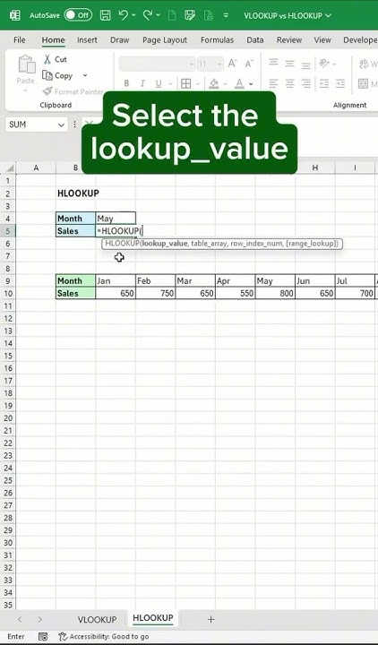 Vlookup and Hlookup function in Excel | excel Important formula Vlookup and Hlookup#excel # ...