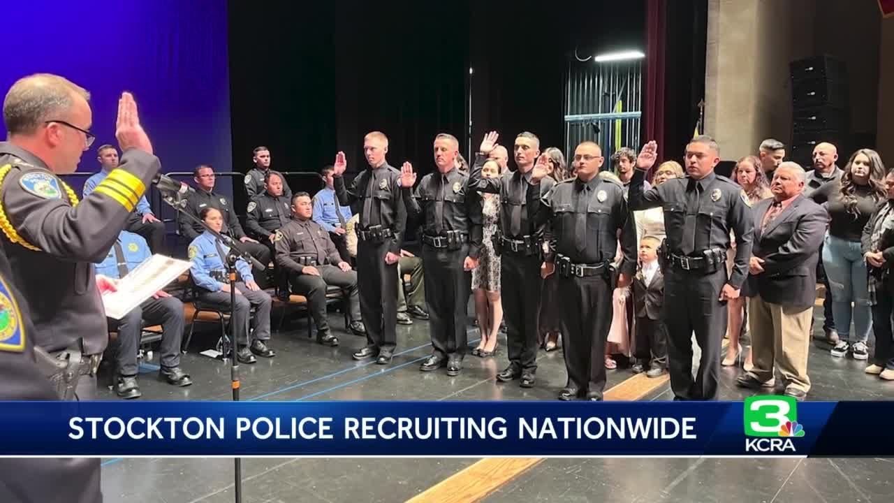 Stockton police widens officer recruiting efforts nationwide - YouTube