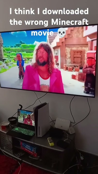 i think I downloaded the wrong Minecraft movie #minecraftshorts #minecraft #movie # ...