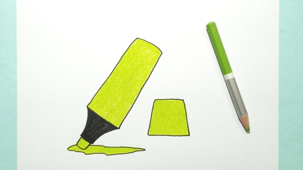Drawing Highlighter Pen - YouTube