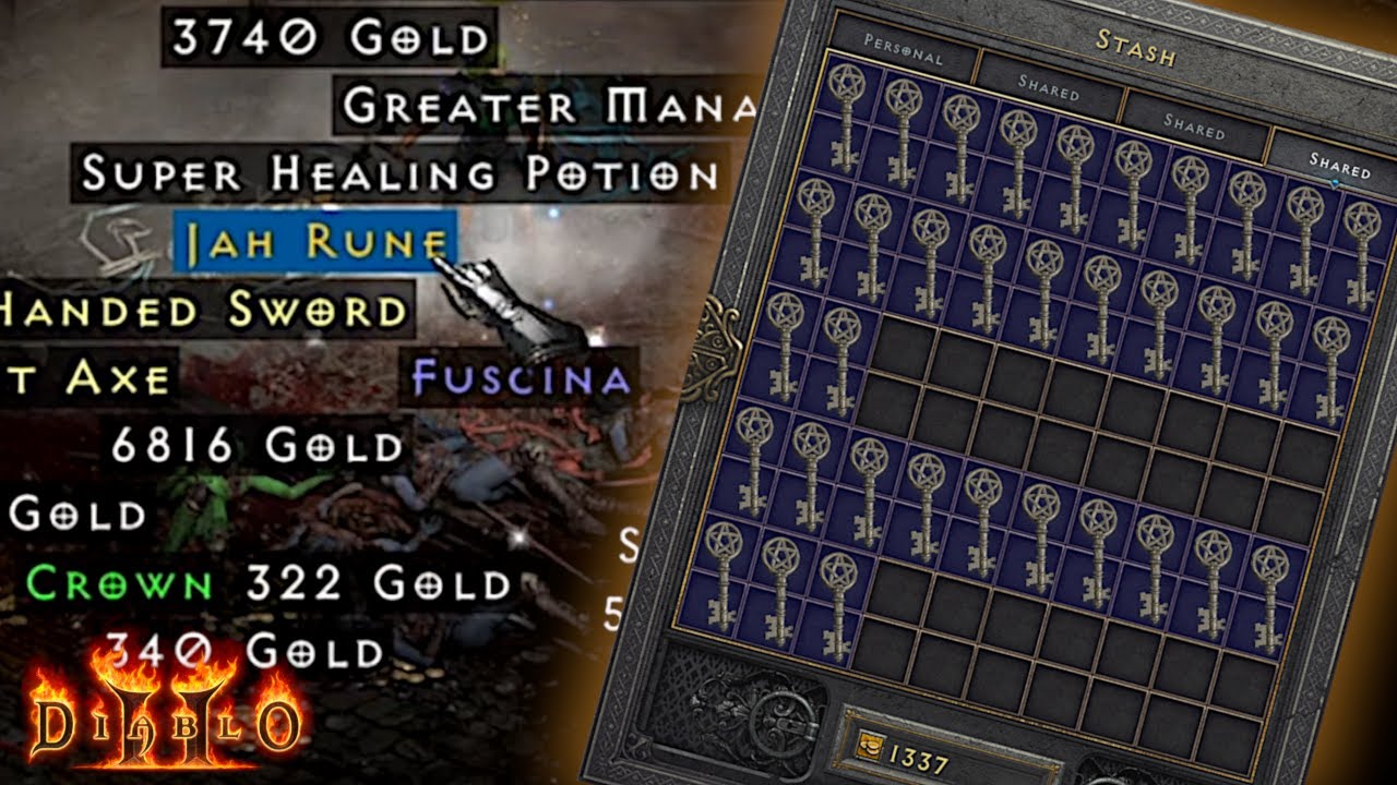 I Found a Jah Rune While Farming Keys (100 Full Key Set Runs) - YouTube