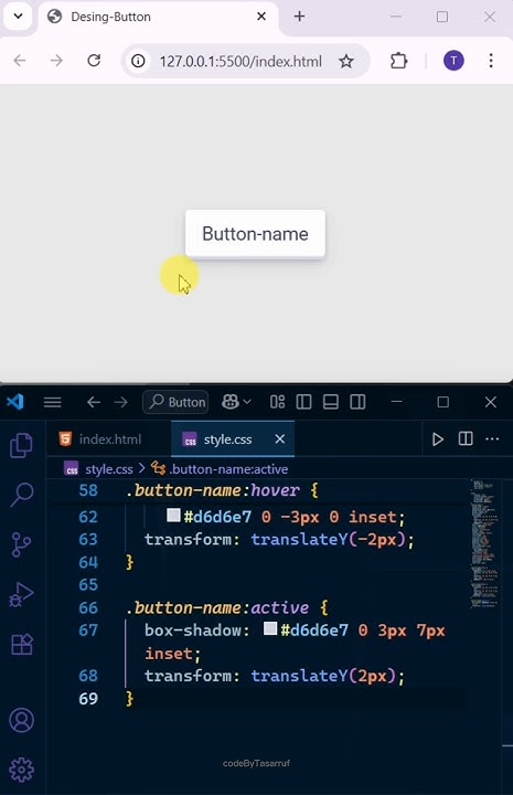 Just Design A Button Using Html Css Coding Htmlcss Shorts Viral Youtube