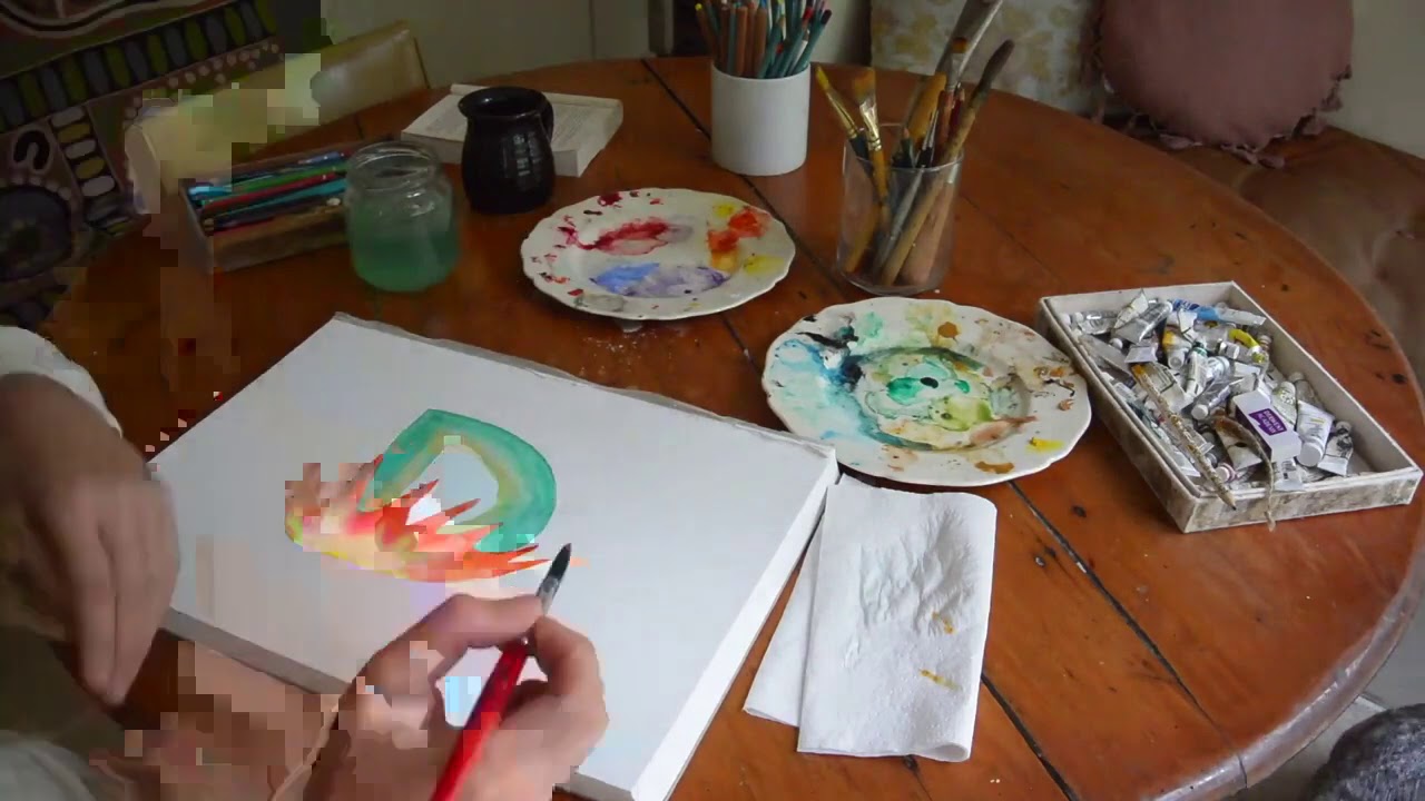 Tashi Illustration Timelapse - YouTube