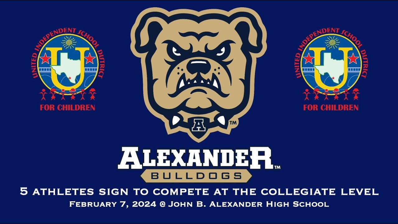 Alexander High School 5 Athletes Sign February 7, 2024 - YouTube