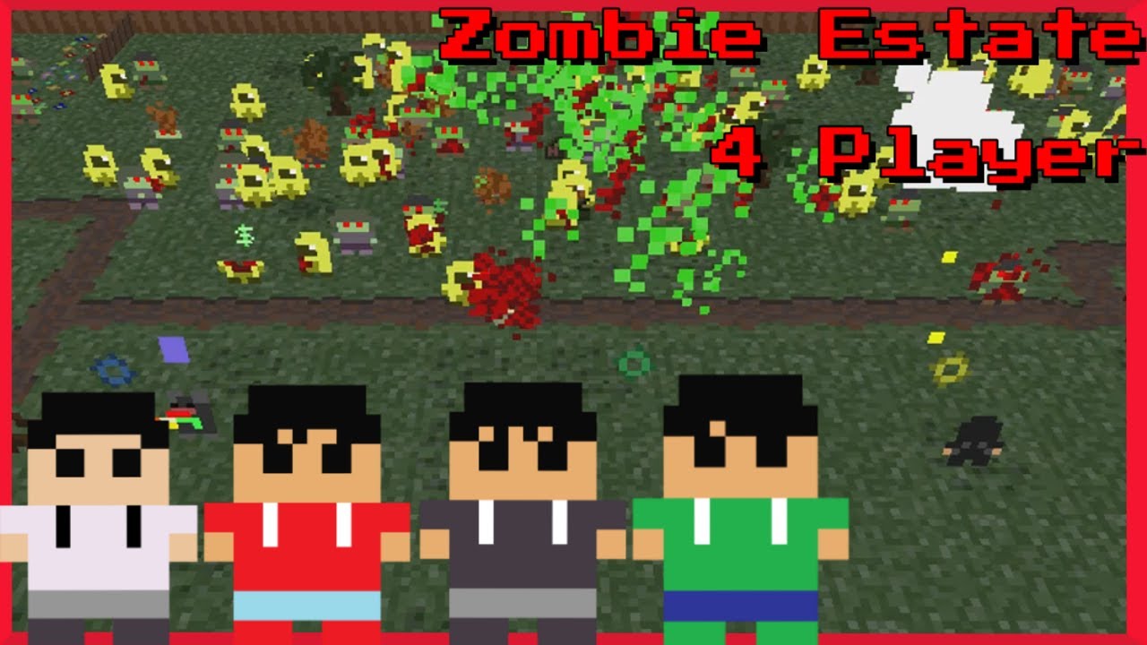 Zombie Estate - 4 Player Playthrough | "HOLY SQUIRT GUN" - YouTube