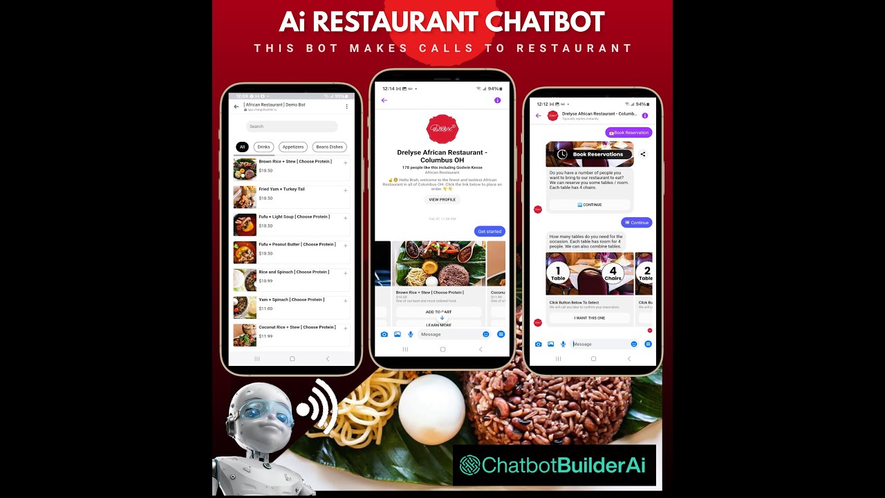 Ai Restaurant ChatBot | Let's Test The Features + Live Order + Live ...