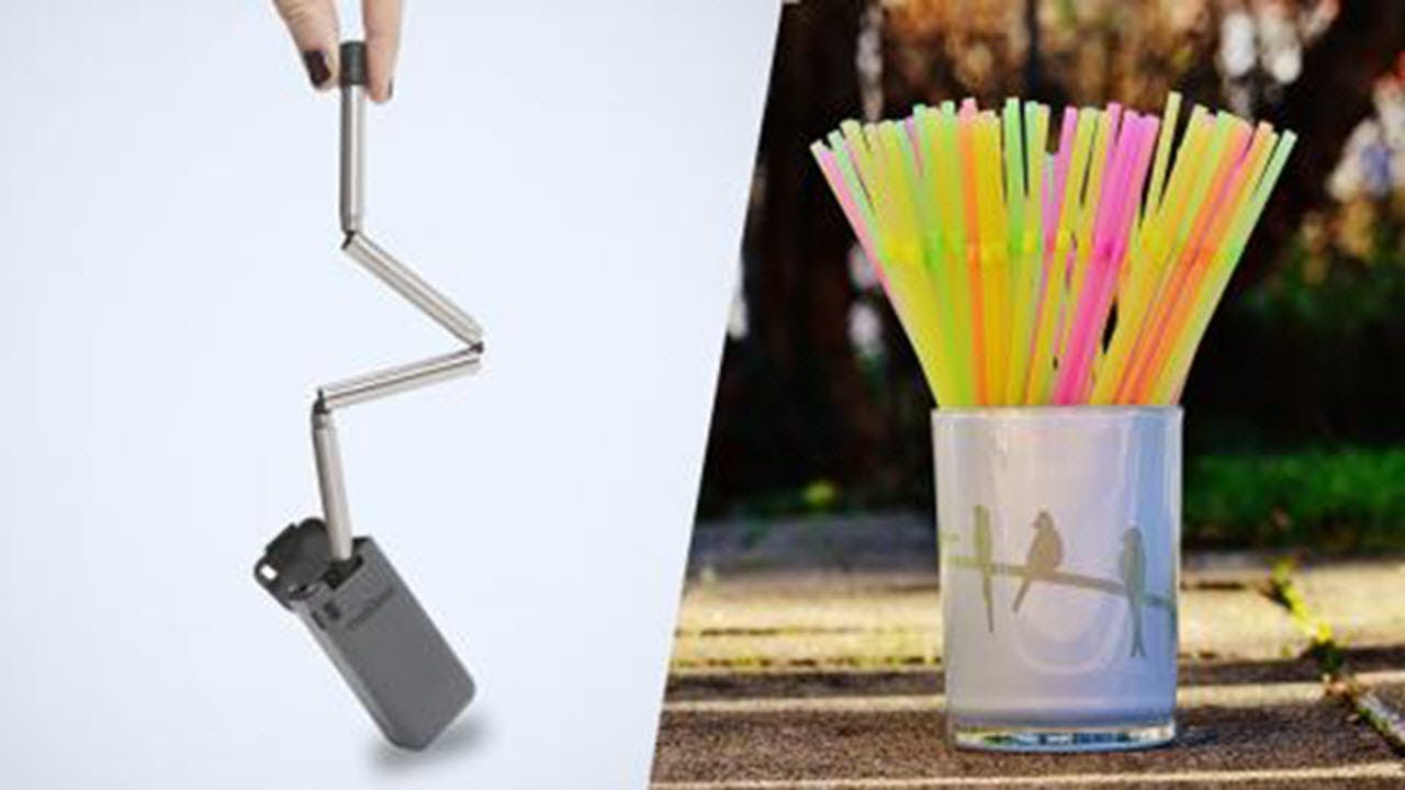 FinalStraw, the world's first collapsible, reusable straw - YouTube
