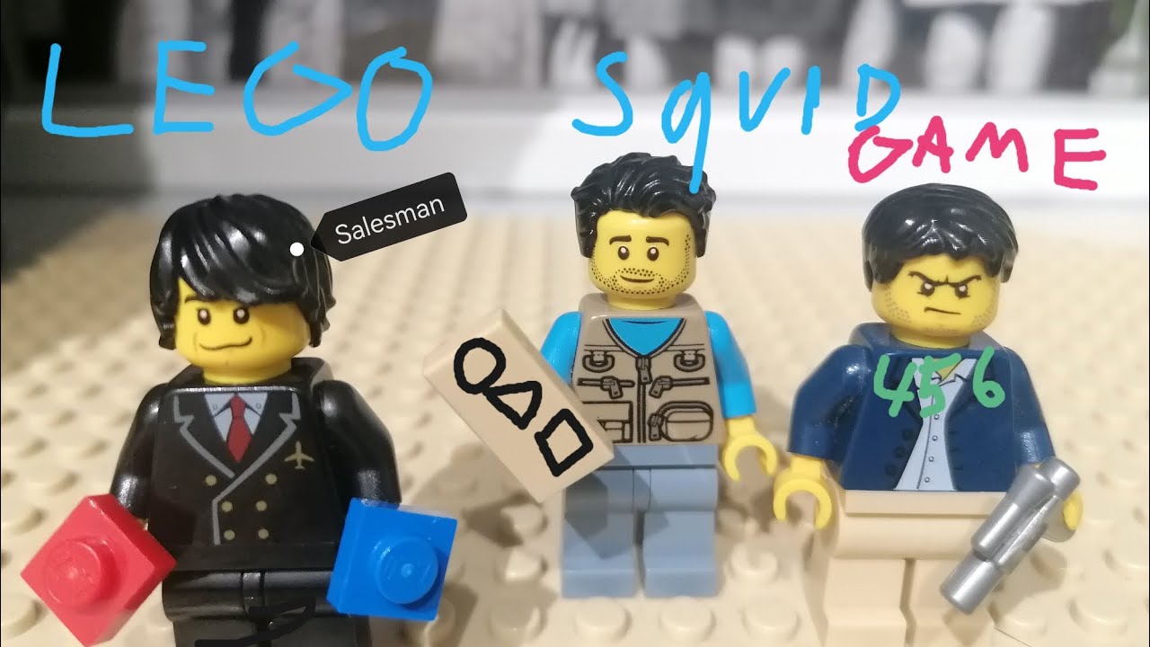 Lego squid game2 salesman moment animation - YouTube