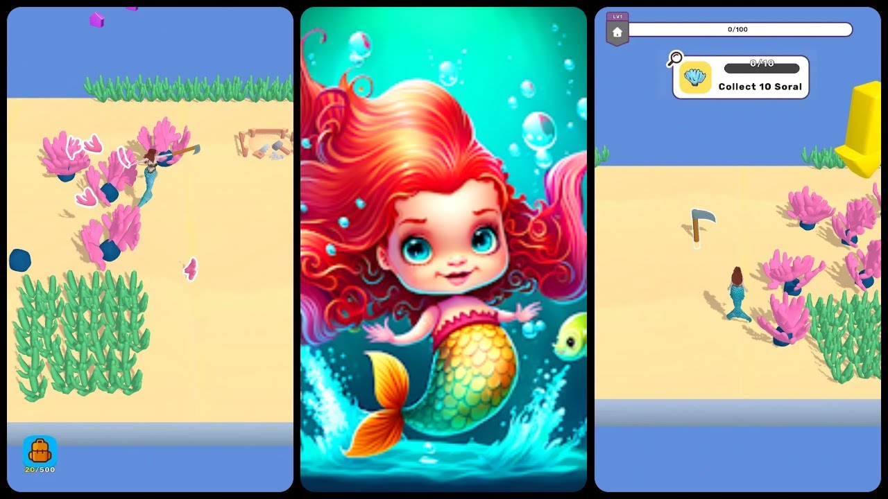 Mermaid World Gameplay Android Mobile - YouTube