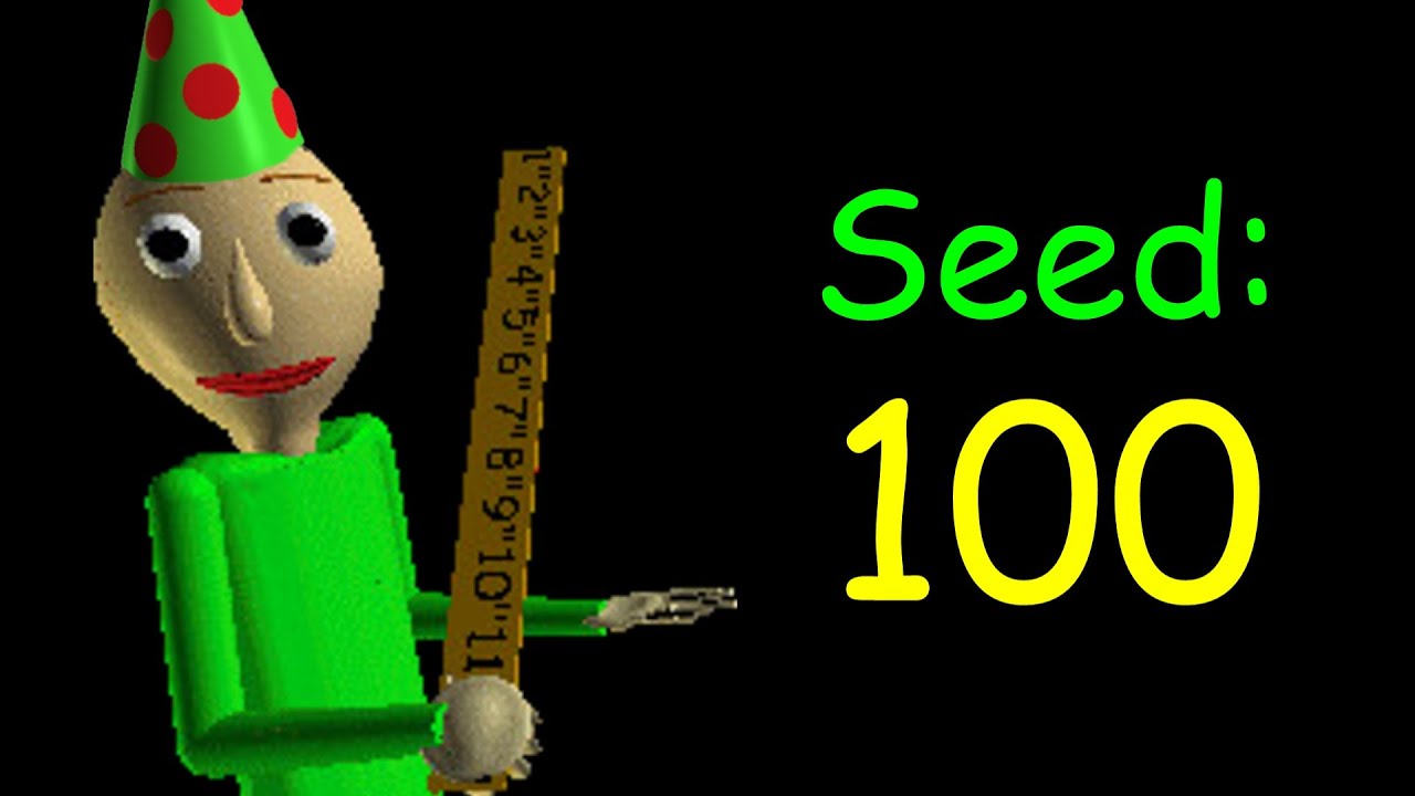 Baldi's Basics Plus - Seed 100 (V0.3.8) - YouTube